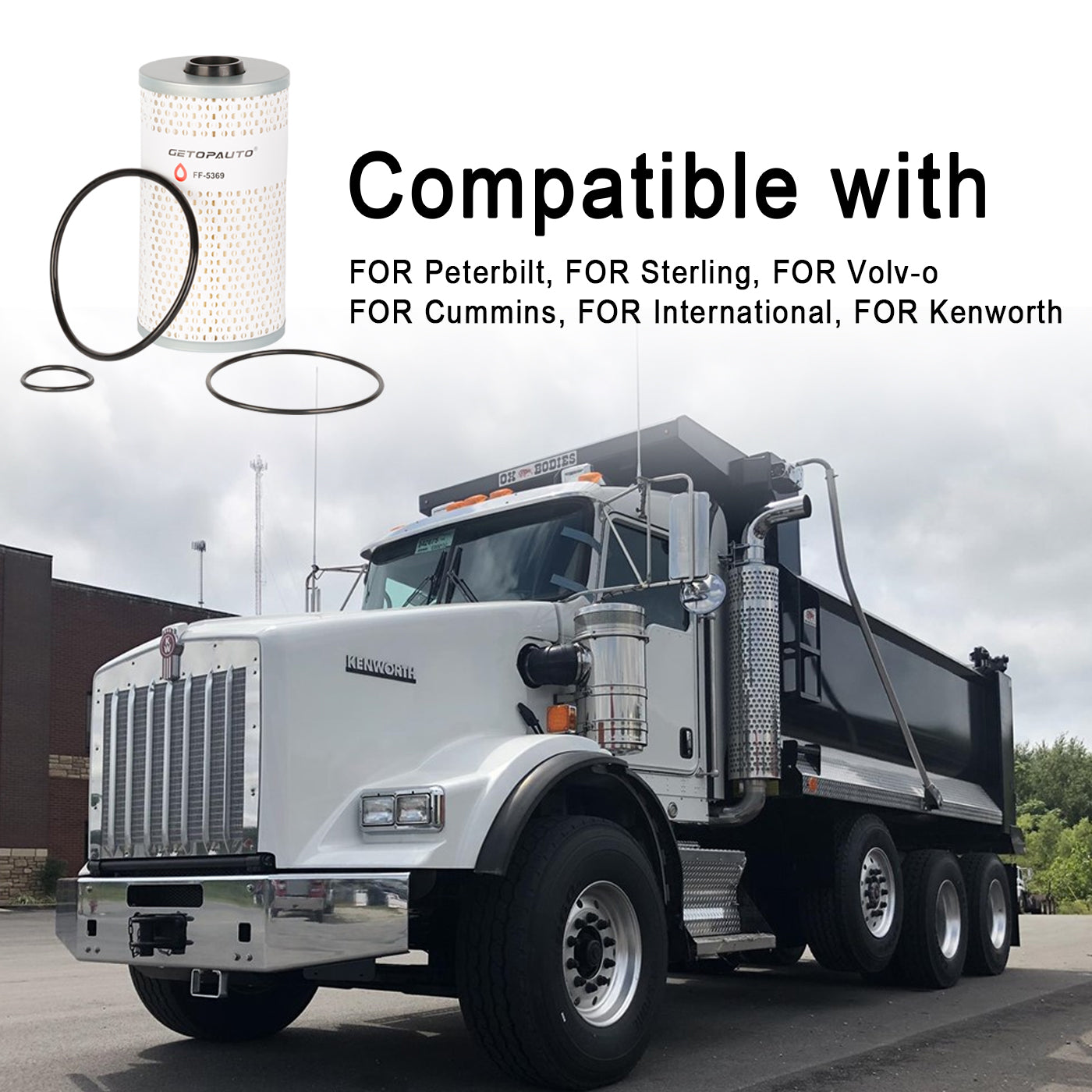 (6pcs)FF5369 Fuel Filter | Fit for Freightliner Diesel Engine Trucks ...