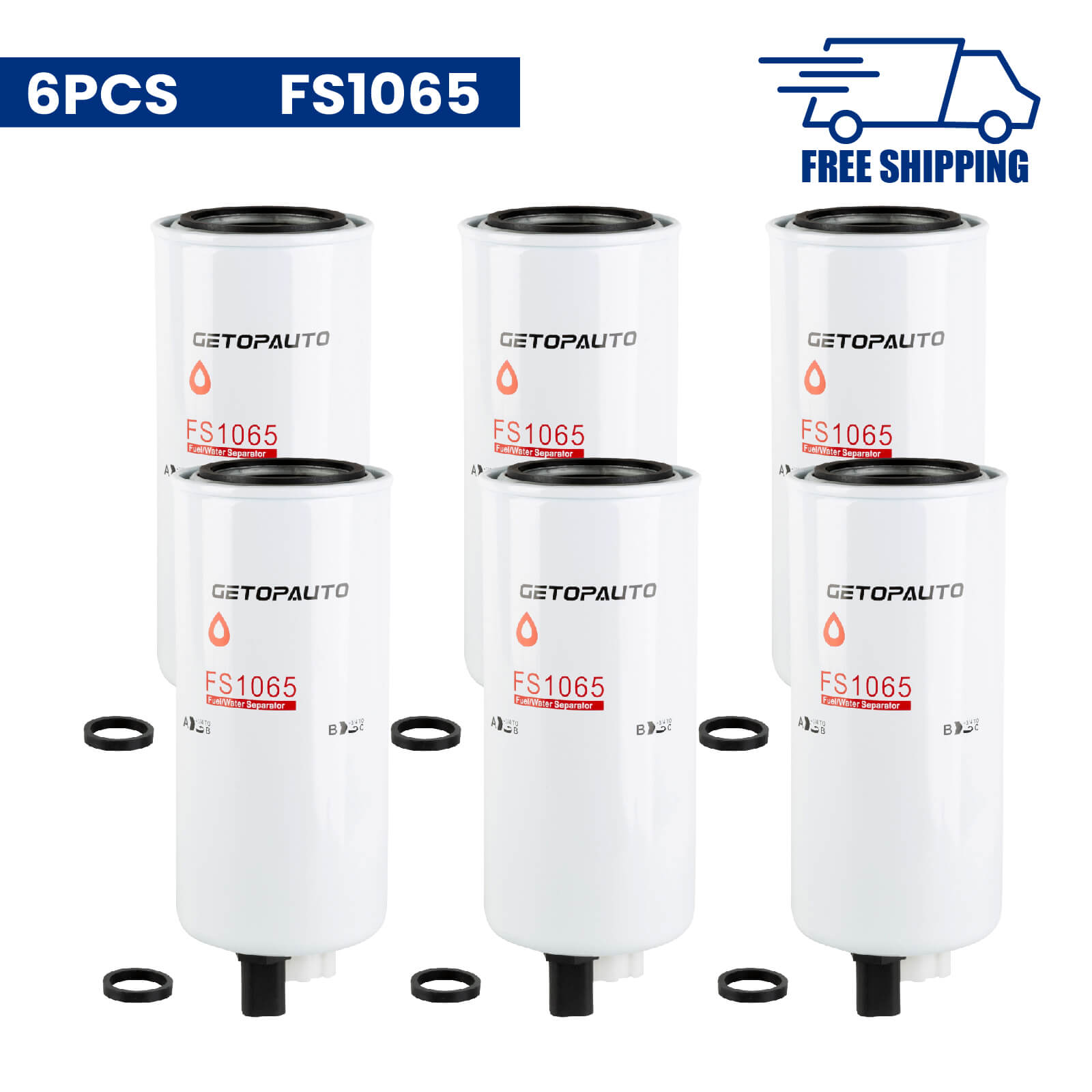 FS1065 Fuel Filter Water Separator Fit for Freightliner Kenworth ...